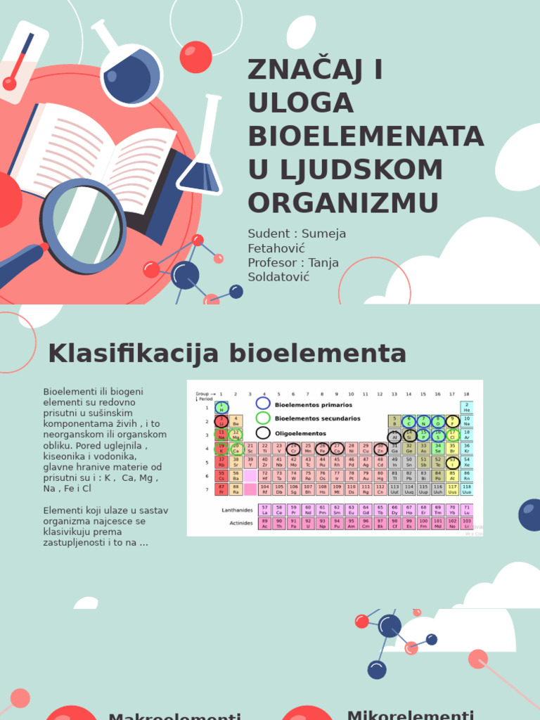 Biochemistry Lesson For High School - by Slidesgo | PDF
