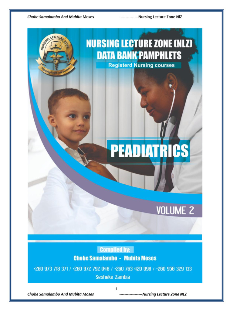Peads Data Bank Booklet NLZ Vol2 | PDF | Leukemia | Clinical Medicine