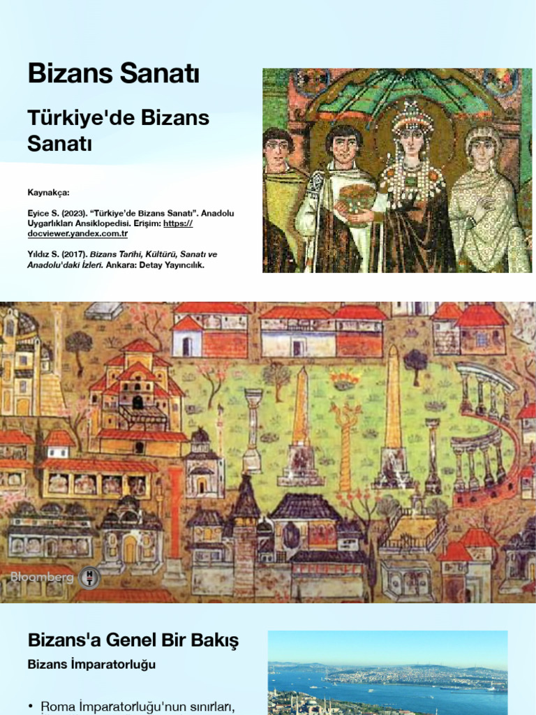 Türkiye'de Bizans Sanatı I | PDF