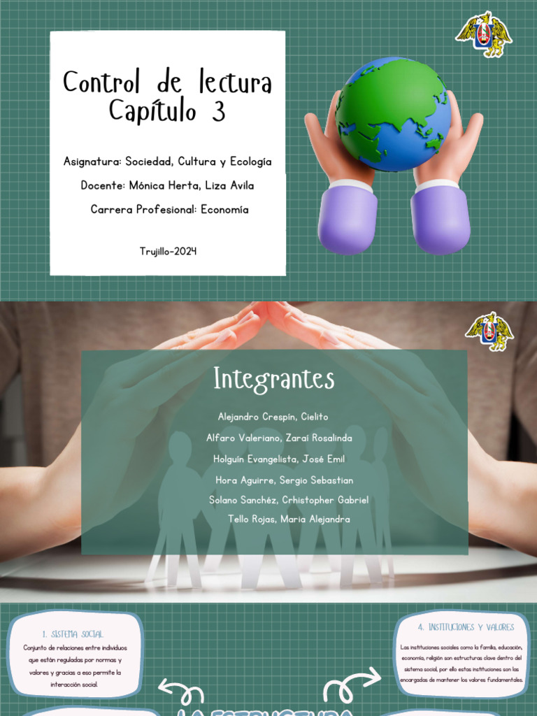 Control de Lectura Capítulo 3 Sociedad. (1) - Compressed | PDF | Sociedad | Psicología Social