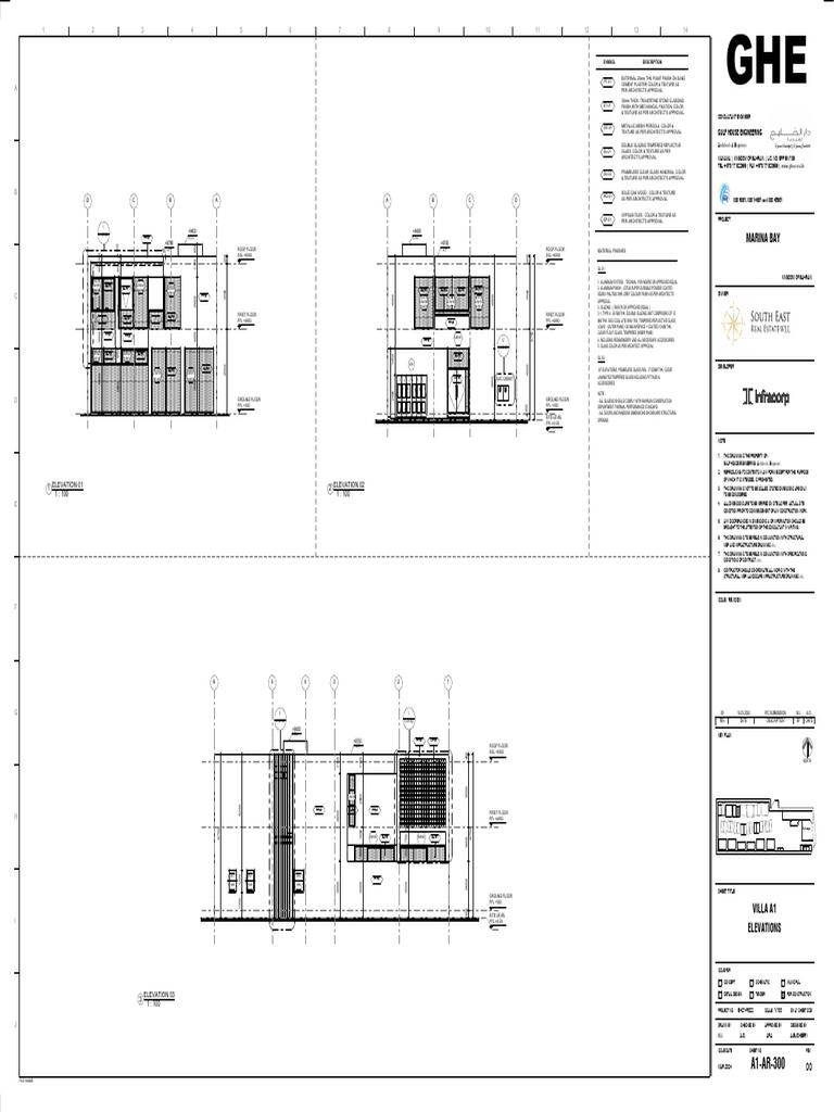 A1-AR-300-ELEVATIONS | PDF | Dielectric | Building Engineering