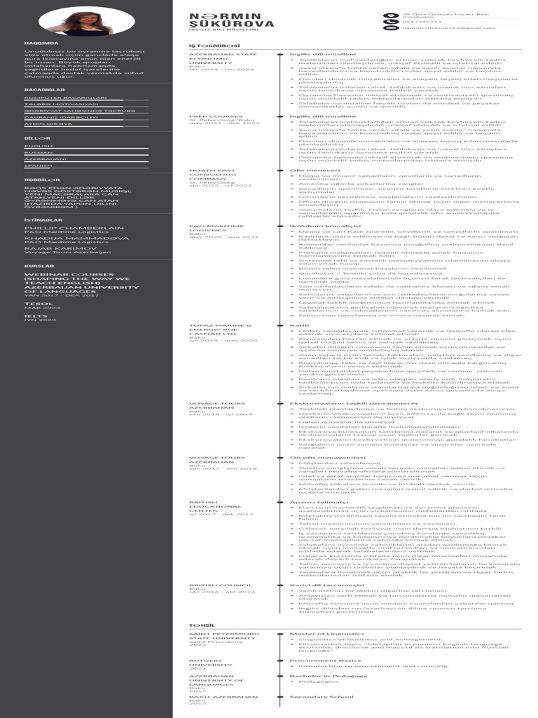 CV az version updated | PDF