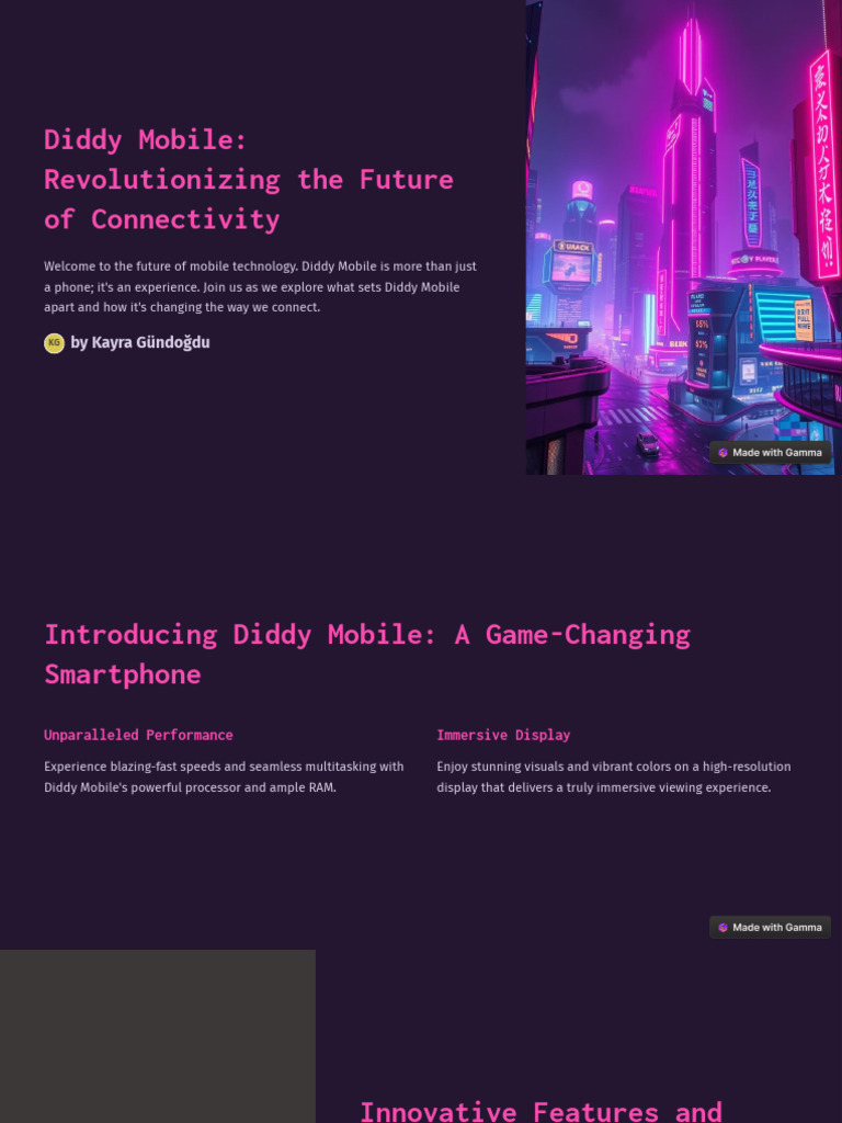 Diddy-Mobile-Revolutionizing-the-Future-of-Connectivity | PDF