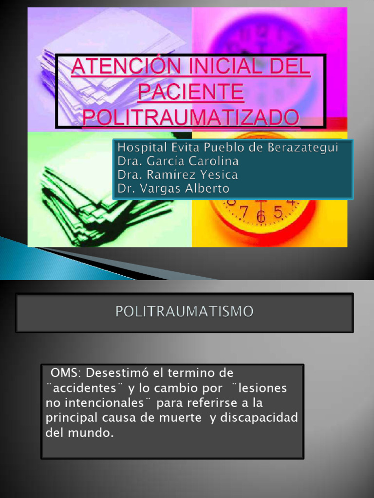 Atención Inicial Del Paciente Politraumatizado | PDF | Enfermedades y ...