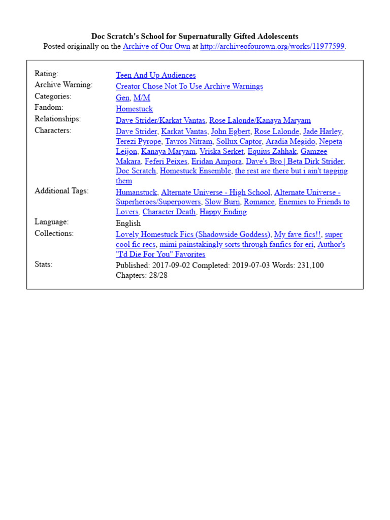 Scratchs School For | PDF