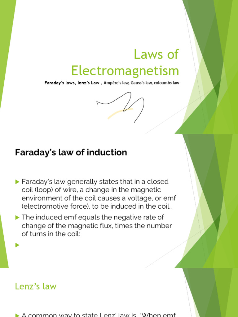 Key Laws of Electromagnetism Explained | PDF | Electromagnetic ...