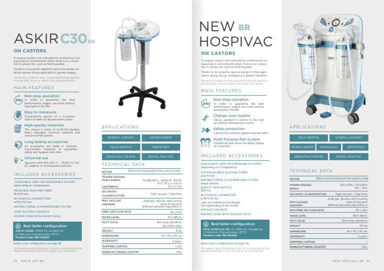 Askir c30 BR New Hospivac BR en | PDF