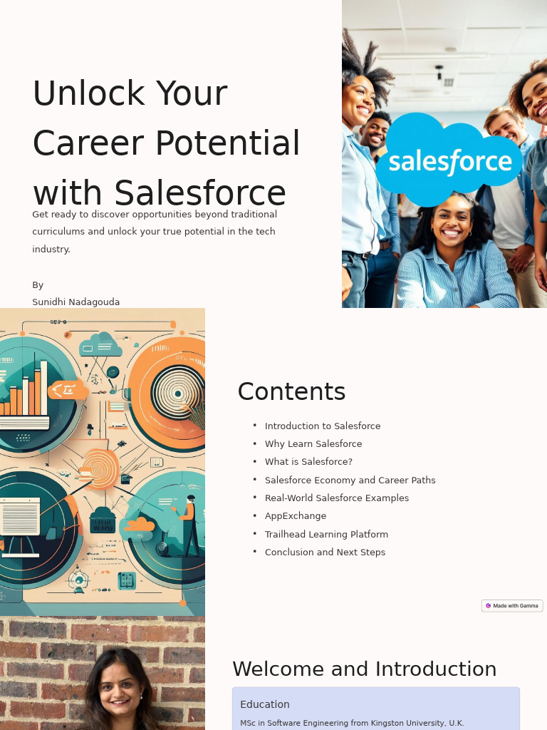 Unlock Your Career Potential With Salesforce | PDF | Internet Of Things ...