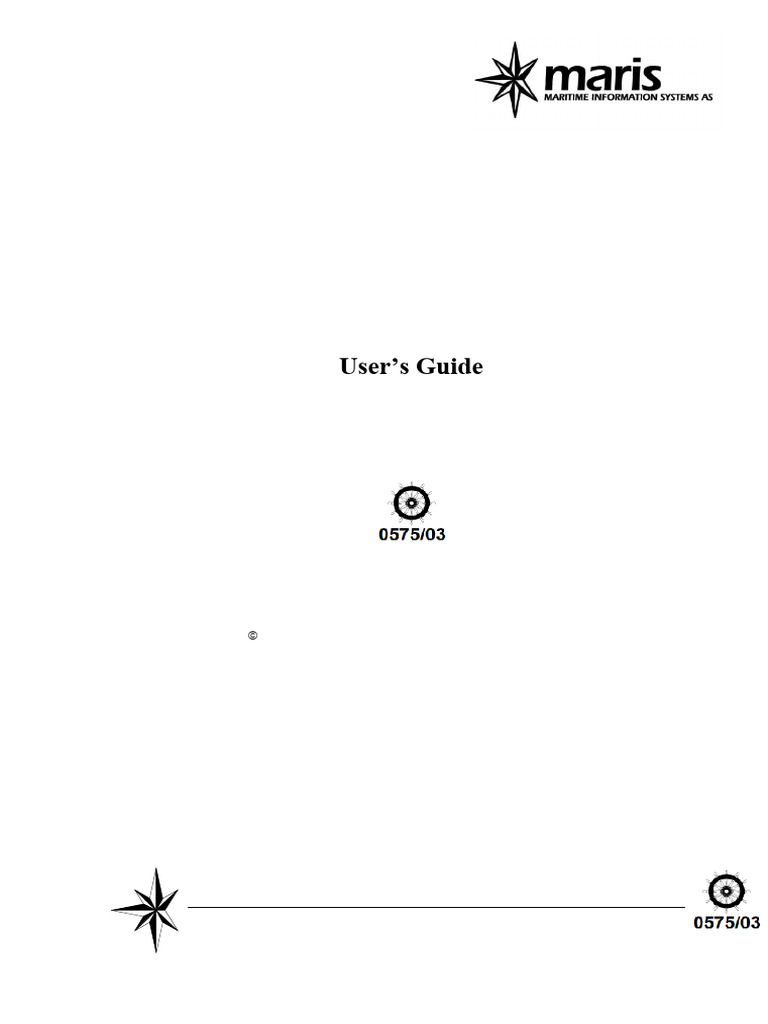 ECDIS900 - Users Guide-Rel I | PDF | Copyright | License