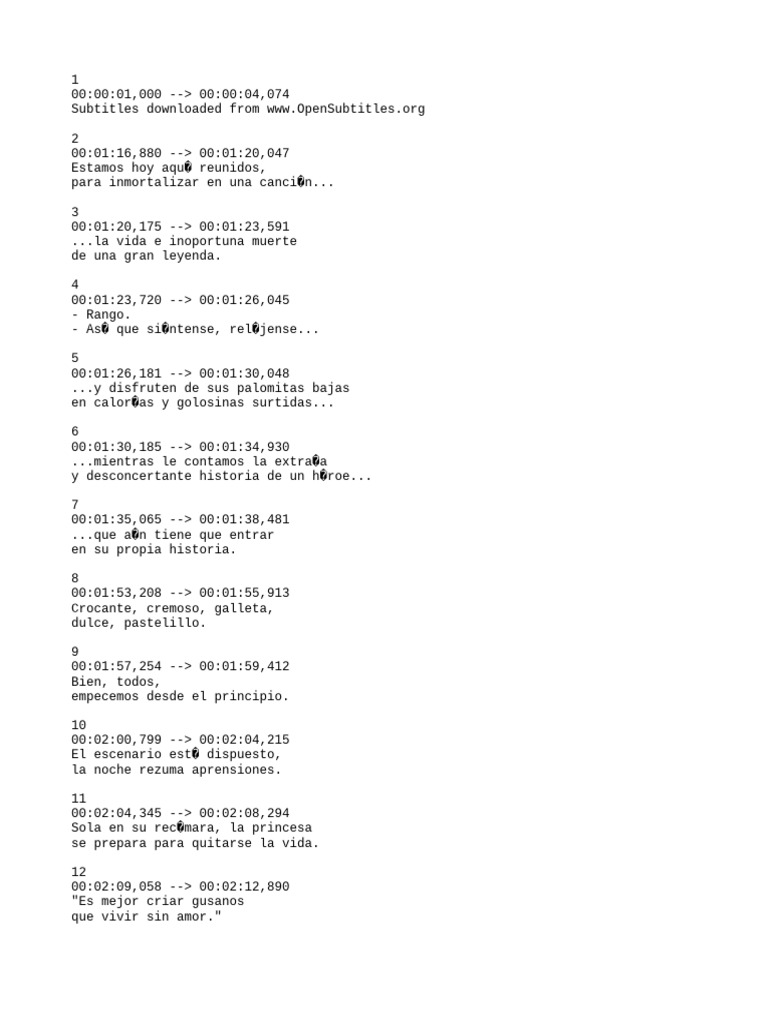 Rip x264 YIFY SRT | PDF