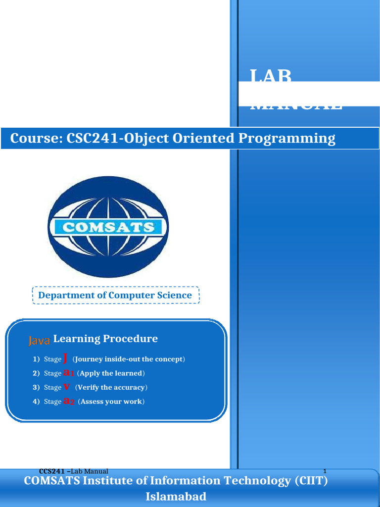Lab Manual-Exception Handling | PDF | Computer Programming | Software Engineering