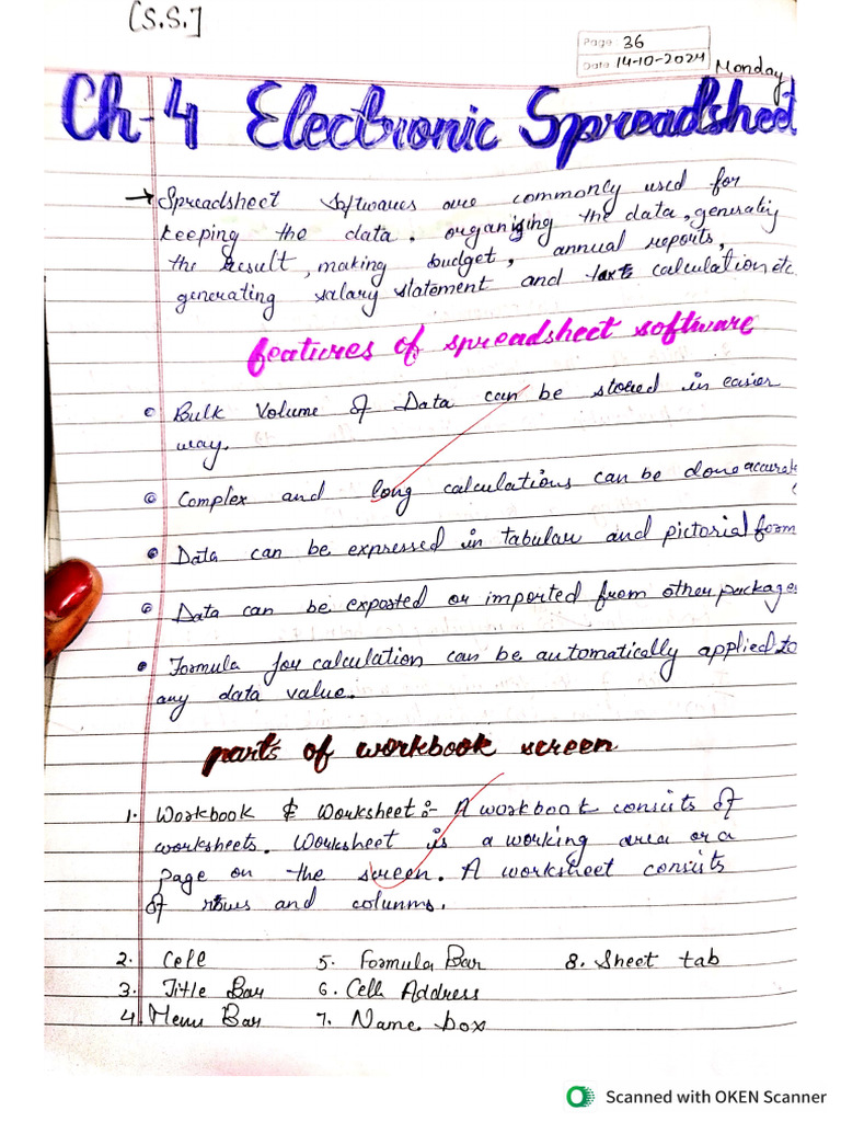 Electronic Spreadsheet IT | PDF