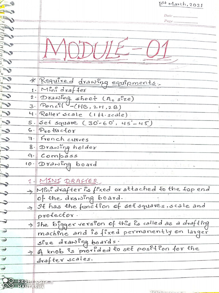 EGD Mod 1 Notes | PDF