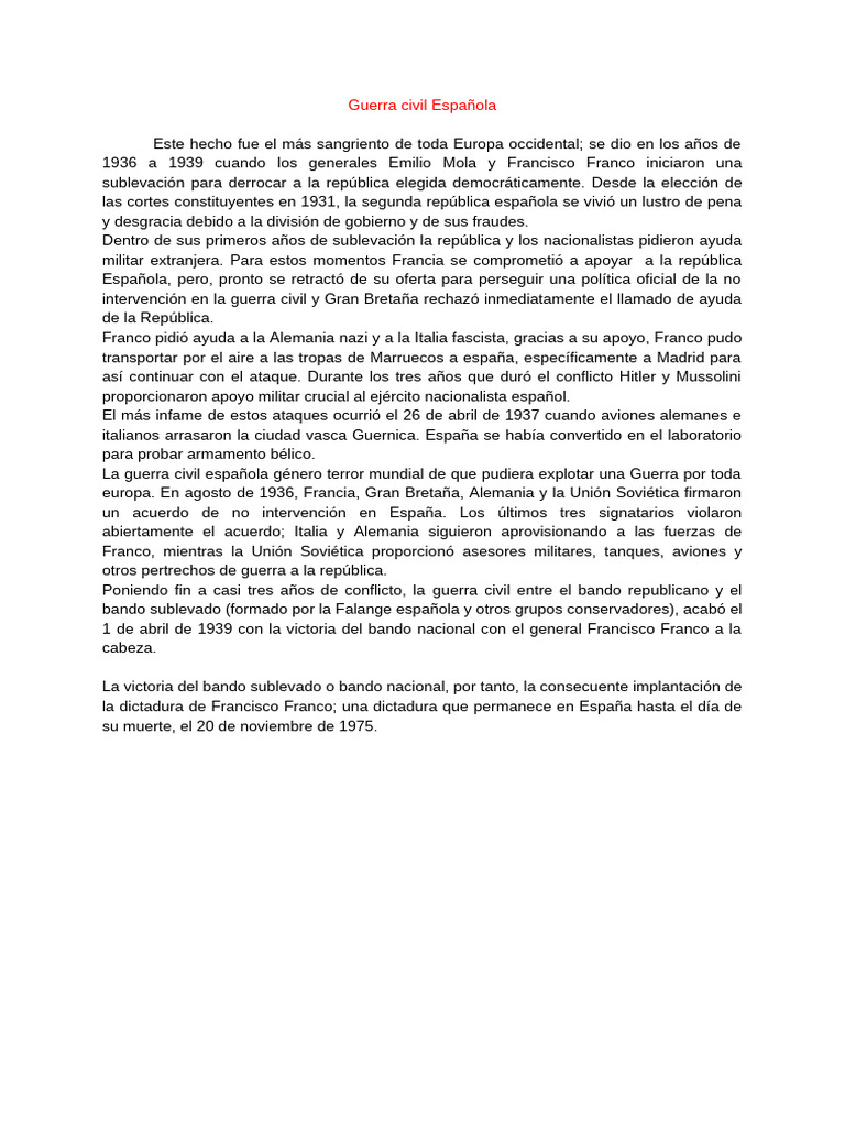 Guerra civil Española 3_A_ | PDF