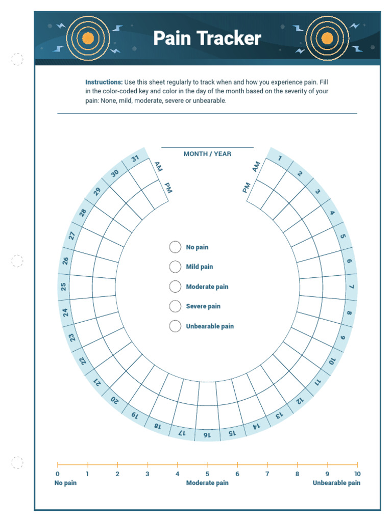 printable-pain-management-journal | PDF | Pain | Causes Of Death
