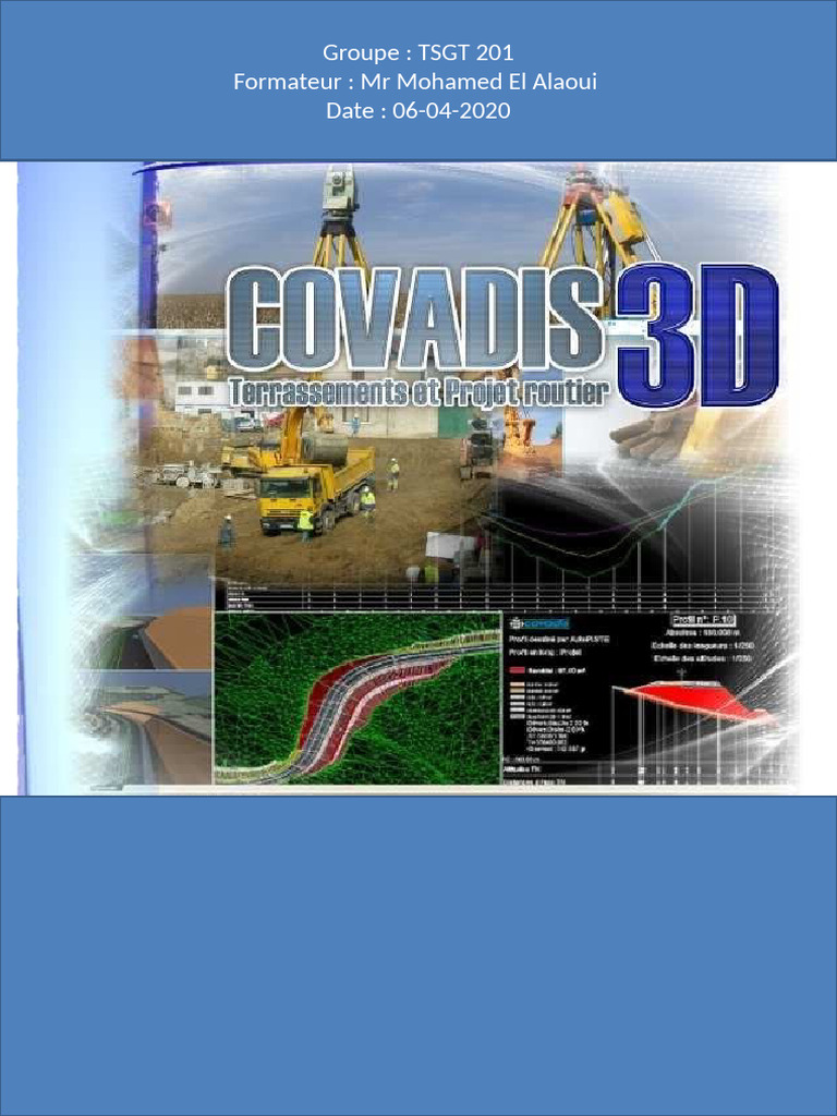 Covadis 3D | PDF | AutoCAD | Topographie