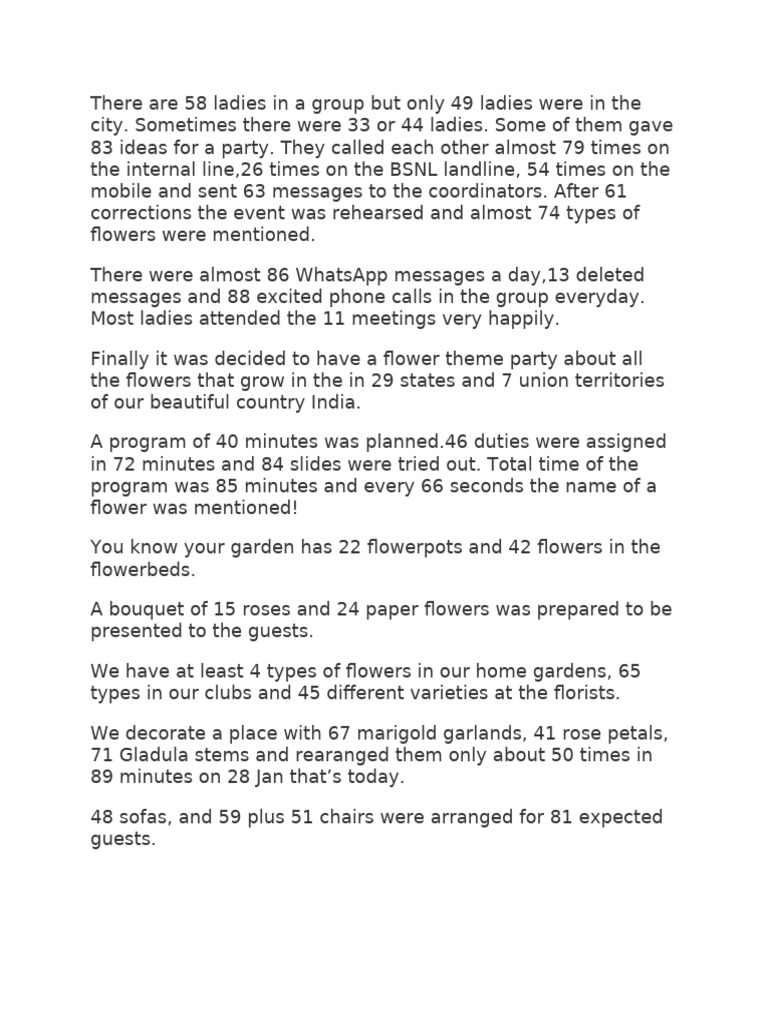 Horror Tambola Story | PDF | Floristry | Horticulture