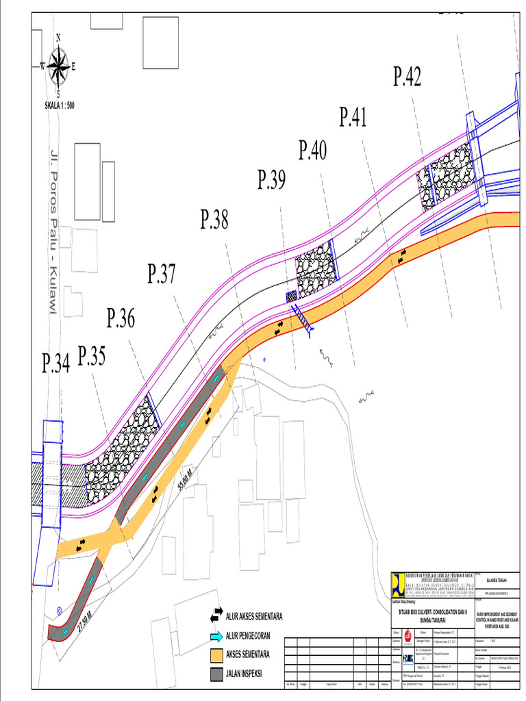 Mapping Area Pengecoran Jalan Inspeksi (Sungai Tam - 240918 - 193910 | PDF