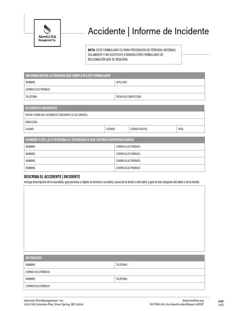 Informe de Incidente | PDF