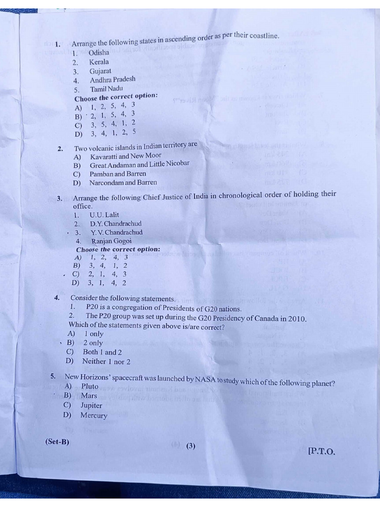 JKSSB Patwari Question Paper | PDF