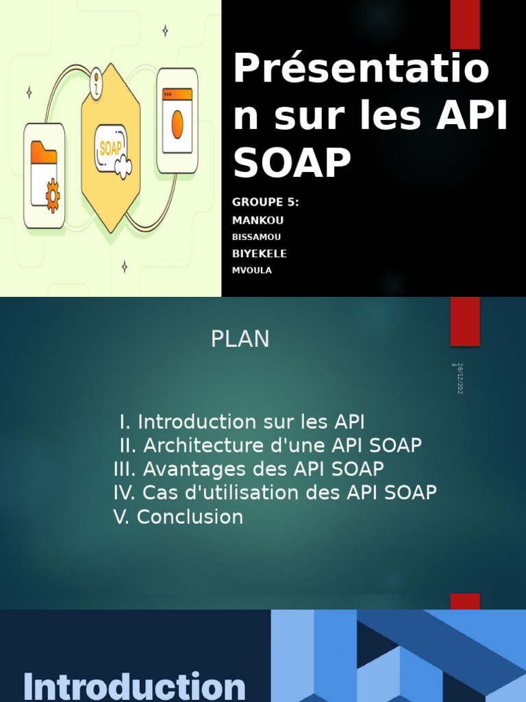 Présentation_API_SOAP | PDF | Serveur (Informatique) | Application