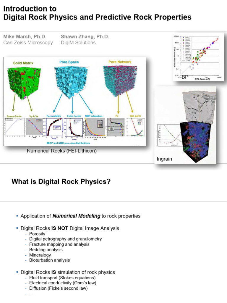 Introduction To Digital Rock Physics and | PDF | Permeability (Earth ...