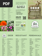 Landscape Plants Rated by Deer Resistance (Rutgers NJAES) | PDF ...