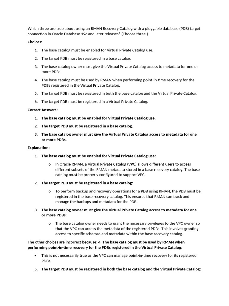 Backup and Recovery | PDF | Protein Data Bank | Metadata