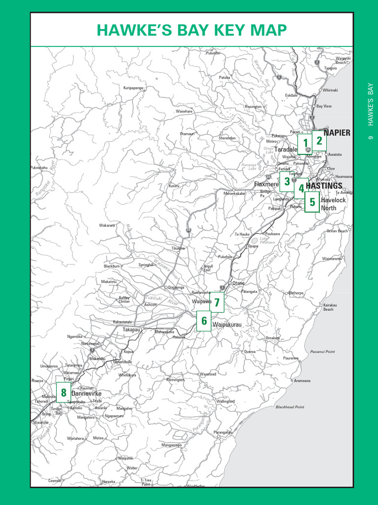 OD_9-0 Hawkes Bay Key Map | PDF