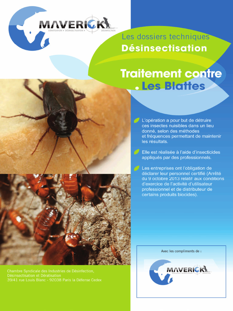 MAVERICK Guide Blattes Cafards | PDF