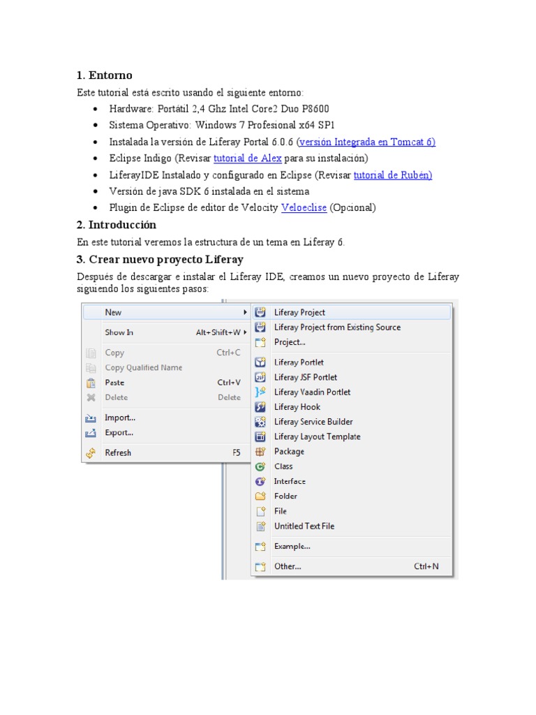 Tema en Liferay | PDF | Eclipse (software) | Script Java