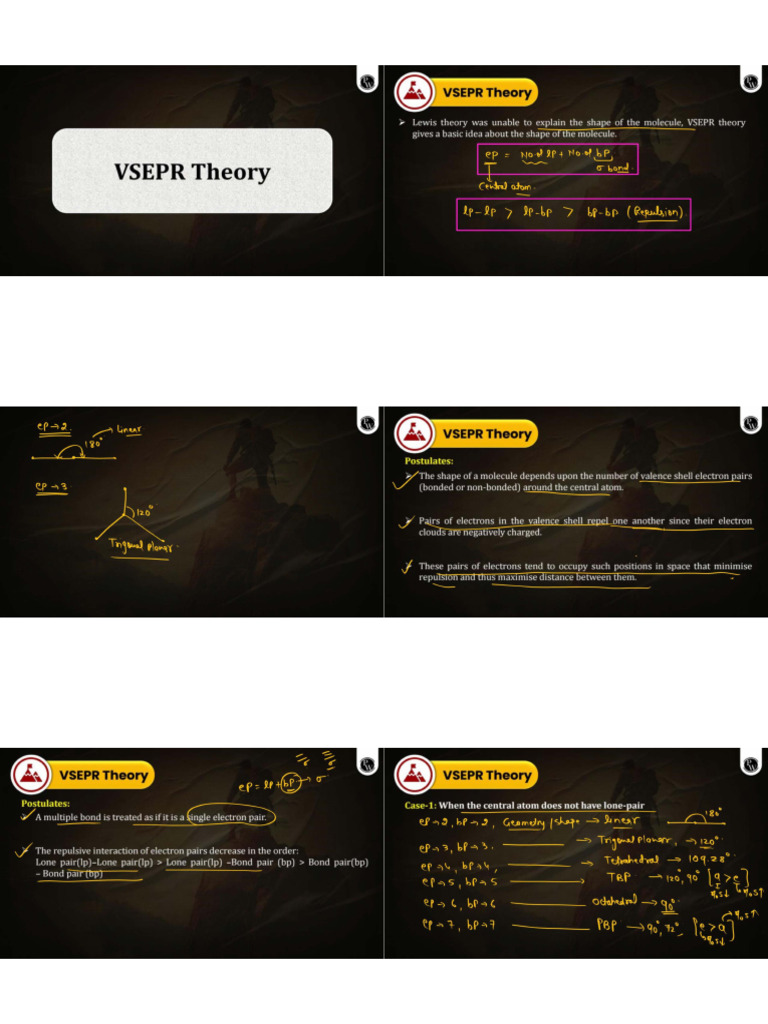 Vsepr Theory | PDF