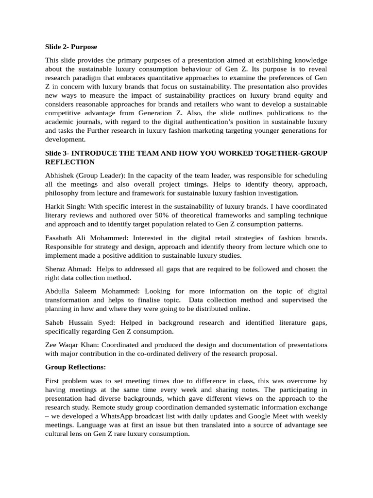 Speaking notes | PDF | Sampling (Statistics) | Survey Methodology