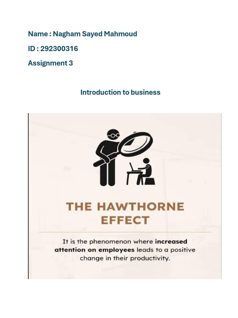 Assignment 3 IB | PDF