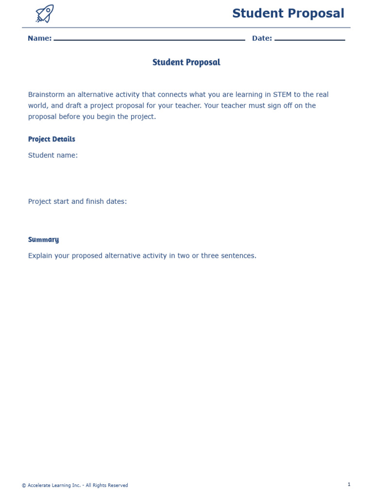 student proposal | PDF
