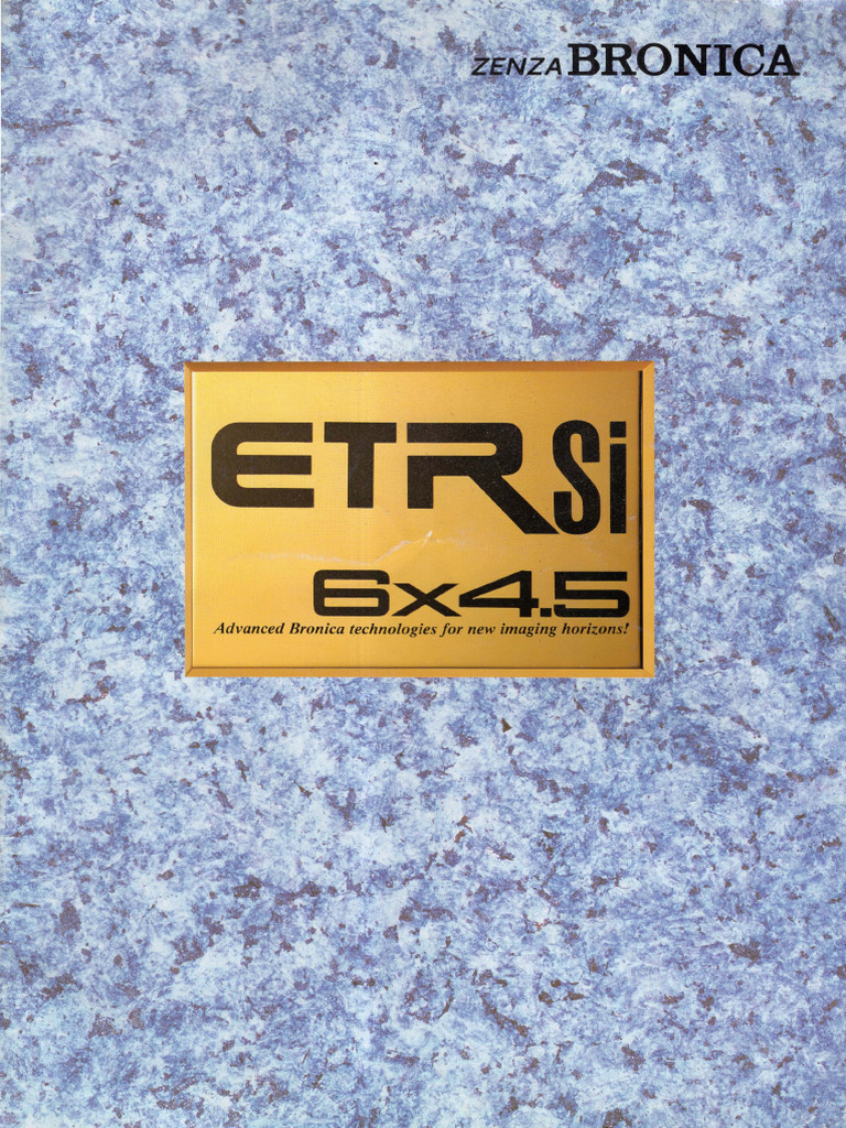 Bronica ETRSi 645 | PDF | Camera Lens | Camera