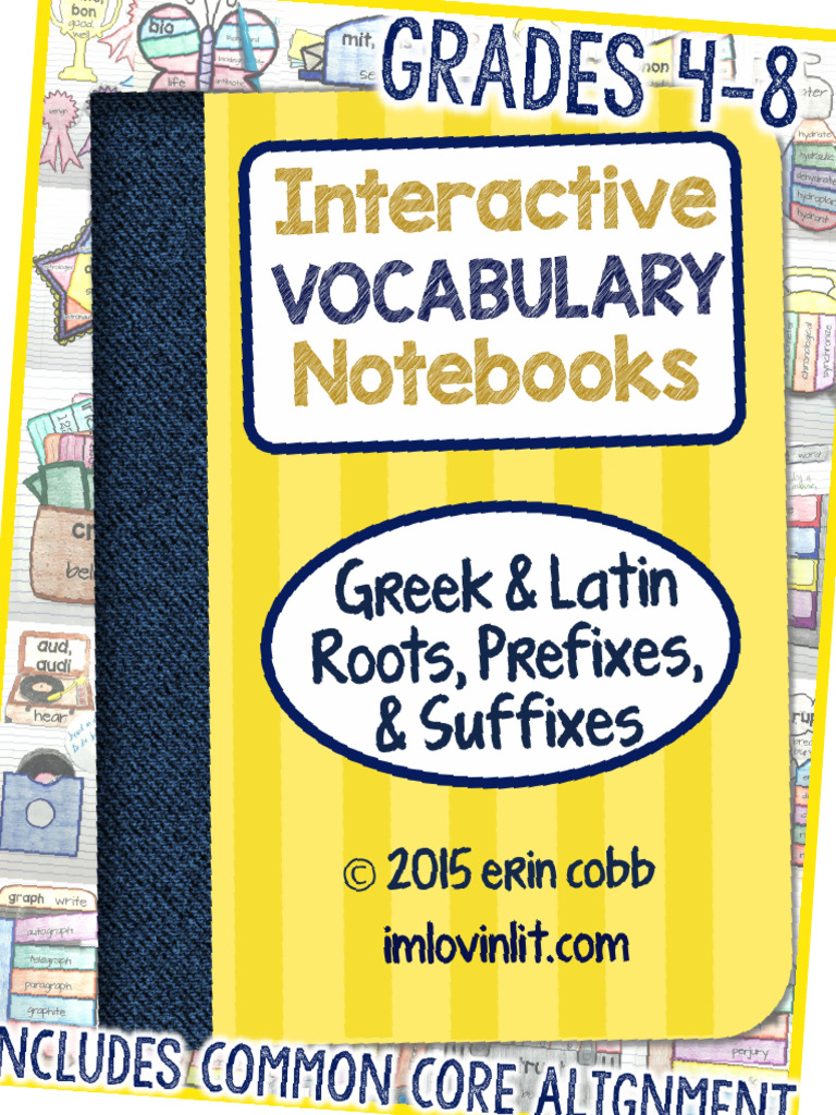 Interactive Vocabulary Notebook Guide | PDF | Notebook | Semantic Units