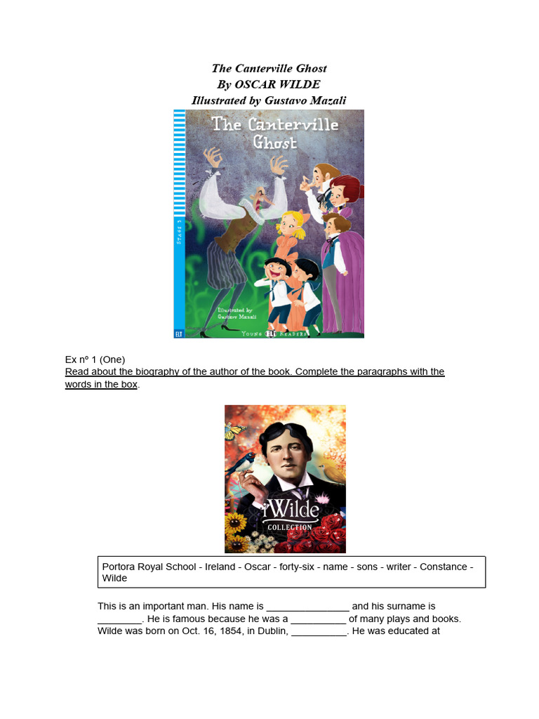 The Canterville Ghost - Activities | PDF
