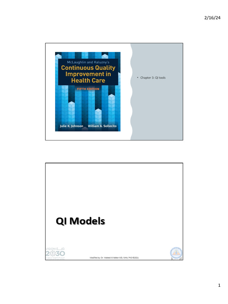 2 QI MODELS and Tools | PDF | Six Sigma | Electronic Health Record