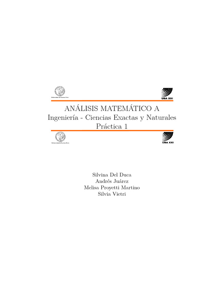 Analisis Matematico 6to 1ra | PDF | Pendiente | Asíntota
