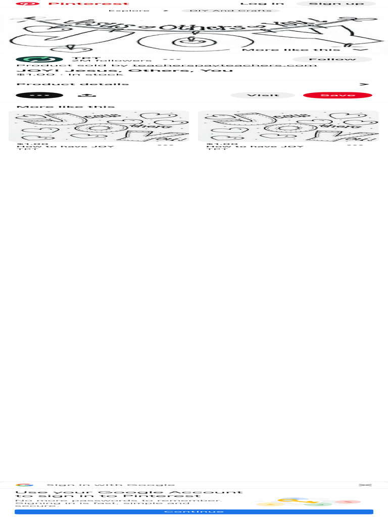 JOY! Jesus, Others, You! Sunday School Crafts, Jesus Crafts, School ...