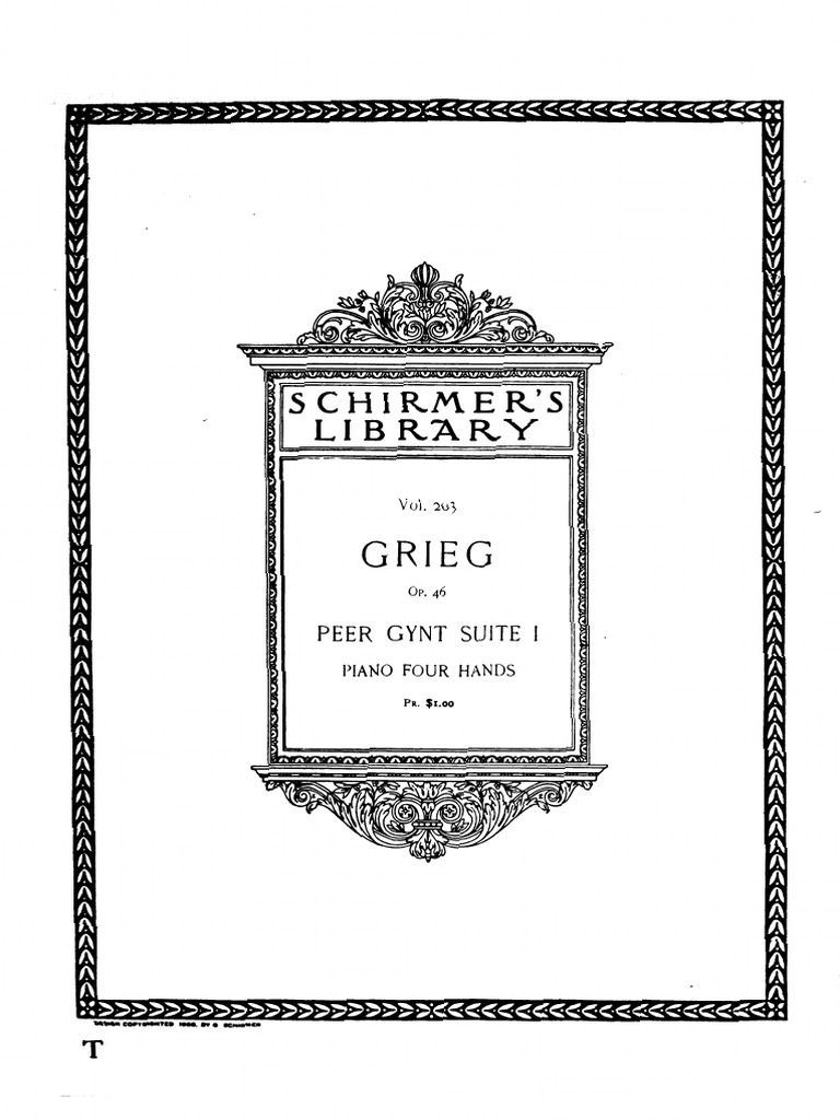 完整乐谱 - Peer Gynt Suite No1 Op46 Grieg | PDF