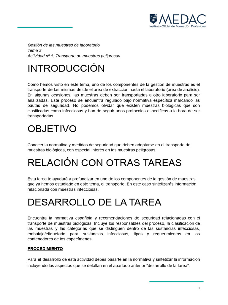Actividad Tema 3 GMB | PDF | Laboratorios