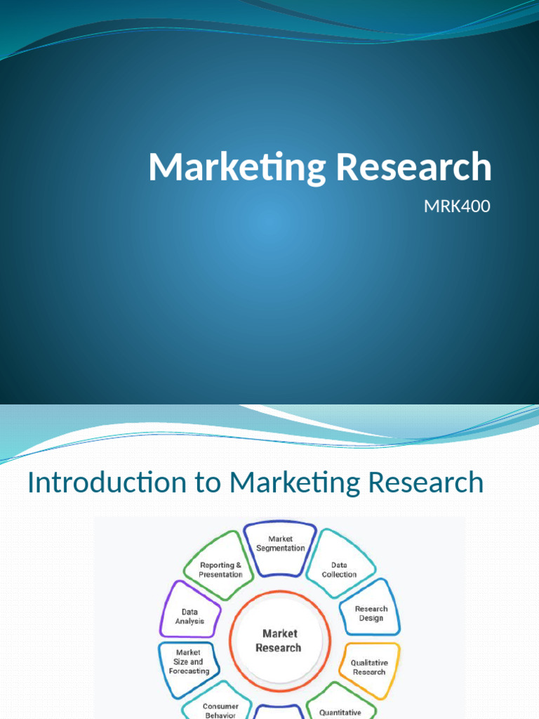 Introduction To Marketing Research + Desk Research | PDF | Marketing ...