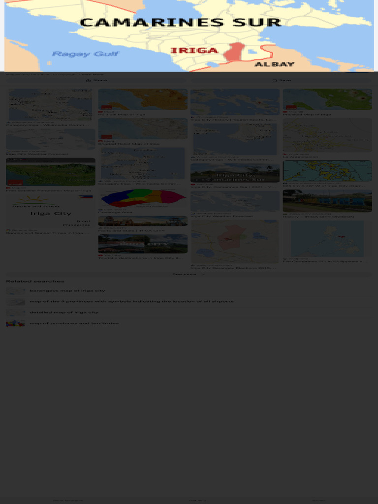 Map Iriga City - Google Search | PDF | Wikipedia