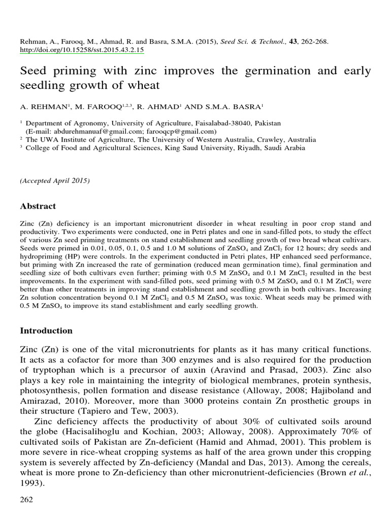 tio2 nano | PDF | Seed | Seedling