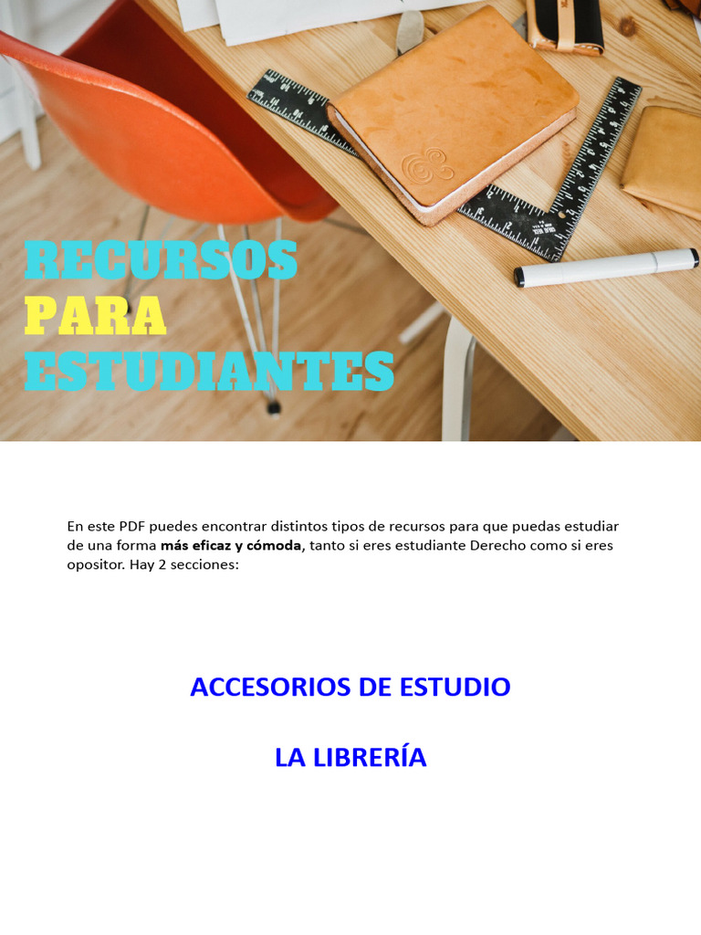 Recursos de Estudio para Derecho y Oposiciones | PDF | Habilidades de ...