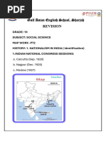 Class 10 History - Nationalism in India Map-Work | PDF
