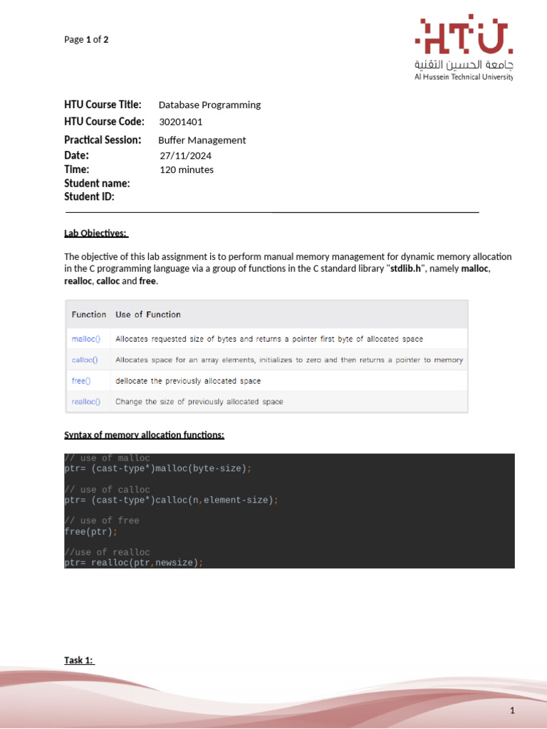 Lec13_Practical Session on Memory management | PDF