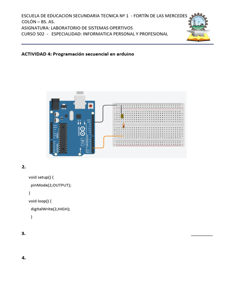 Actividad 4 - Programas secuenciales | PDF